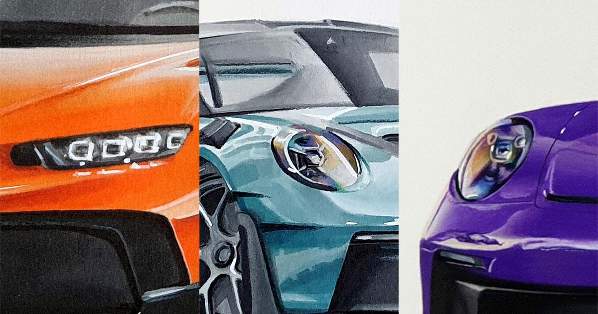 How to Draw Headlights of Cars | Step-by-Step Guide