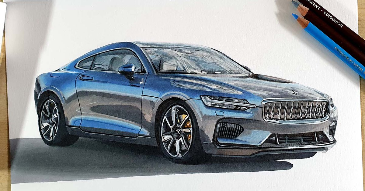 how to draw detailed car