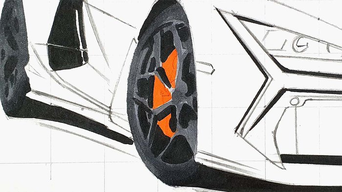 How to Draw a Lamborghini Revuelto in 15 Simple Steps