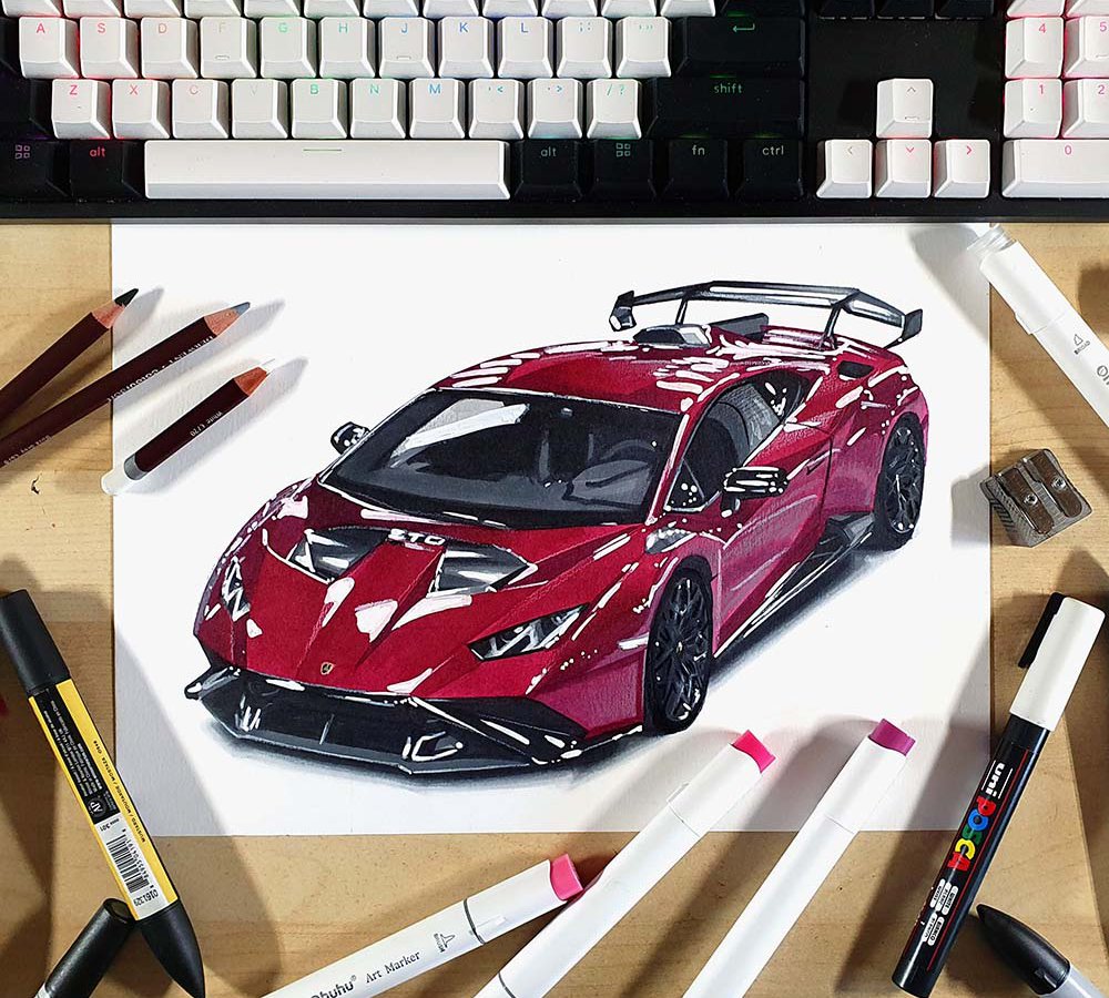 how to draw love in 3d mat