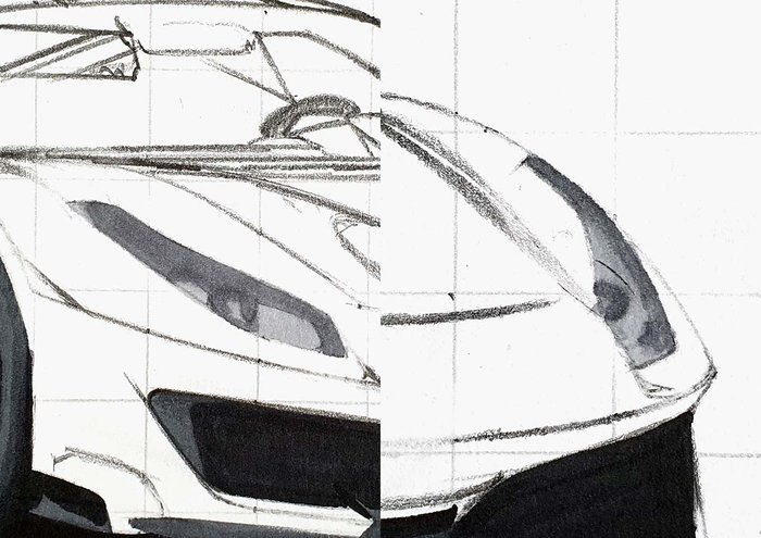 How to Draw a Ferrari 488 Pista- Step-by-Step Tutorial