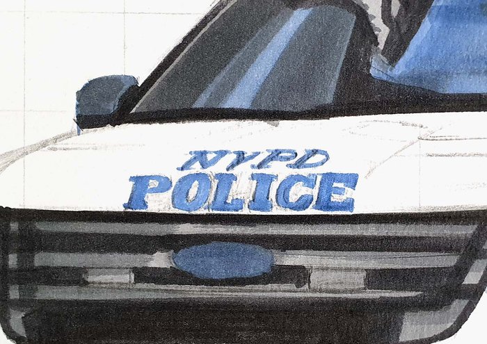 How to Draw a Police Car - Easy-to-Follow Police Car Drawing Tutorial