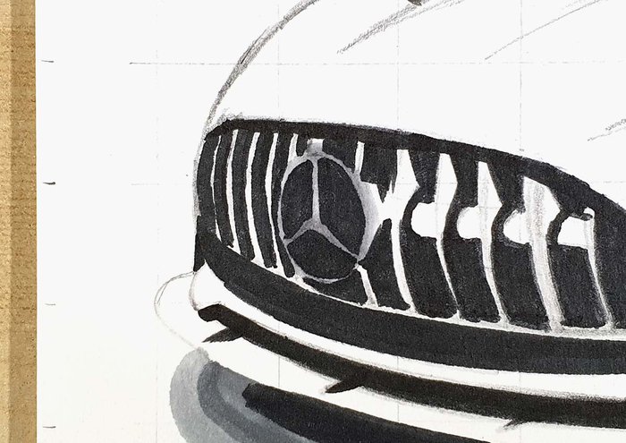 How to Draw a Mercedes AMG GT Black Series - Mercedes Benz AMG GT ...