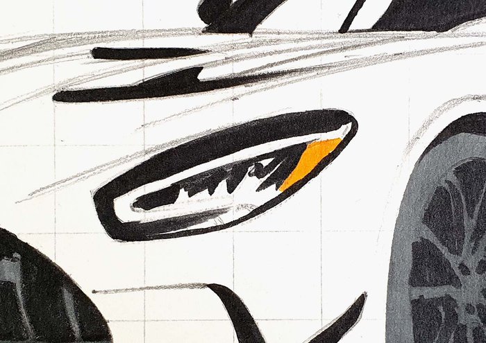 How to Draw a Mercedes AMG GT Black Series - Mercedes Benz AMG GT ...