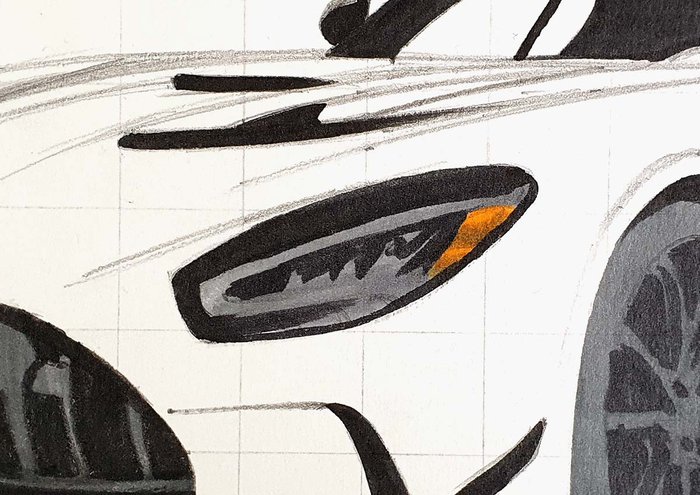 How to Draw a Mercedes AMG GT Black Series - Mercedes Benz AMG GT ...