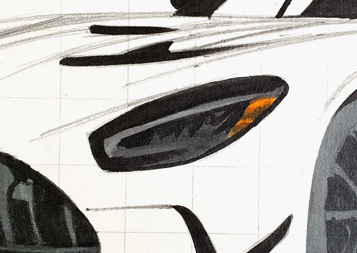 How to Draw a Mercedes AMG GT Black Series - Mercedes Benz AMG GT ...