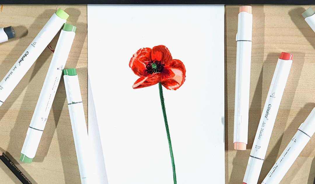 How To Draw A Poppy Flower - Simple & Realistic Step-By-Step Guide