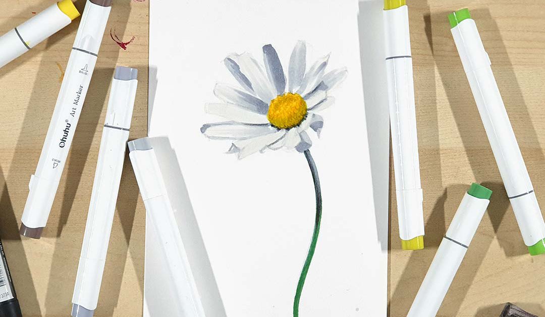 How To Draw A Daisy - Easy & Realistic Step-By-Step Tutorial