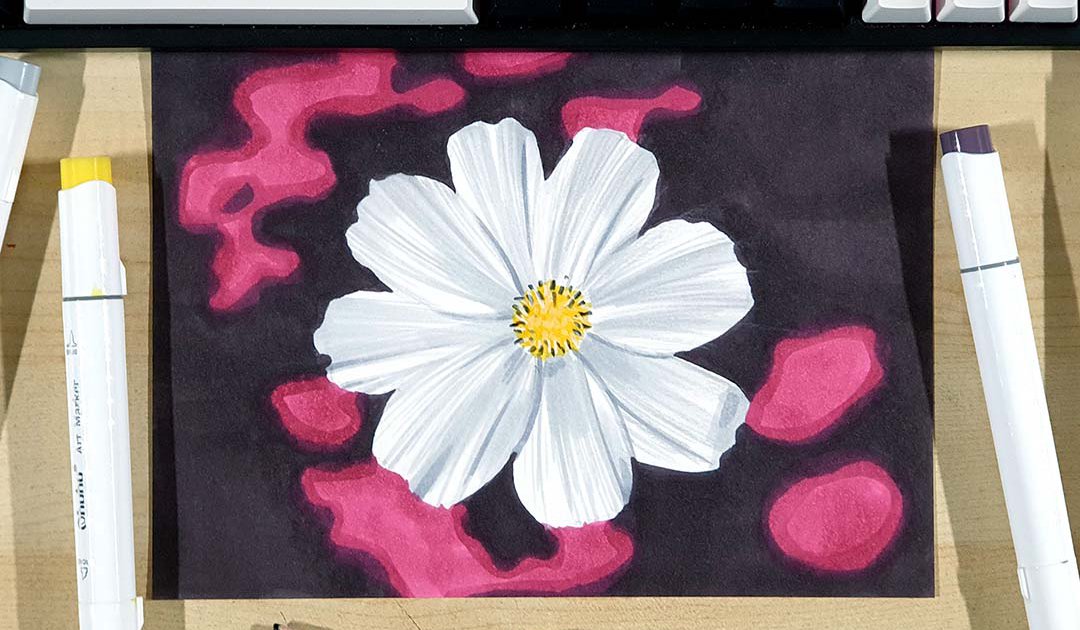 How To Draw A Flower - Simple Yet Realistic Step-By-Step Tutorial