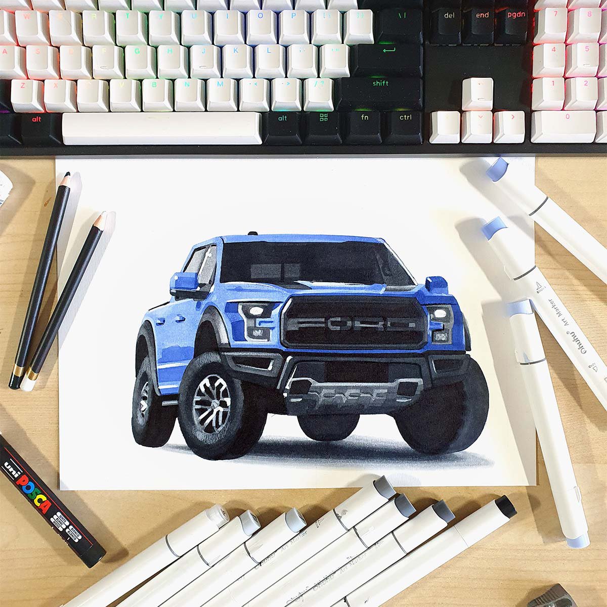 how to draw computer model