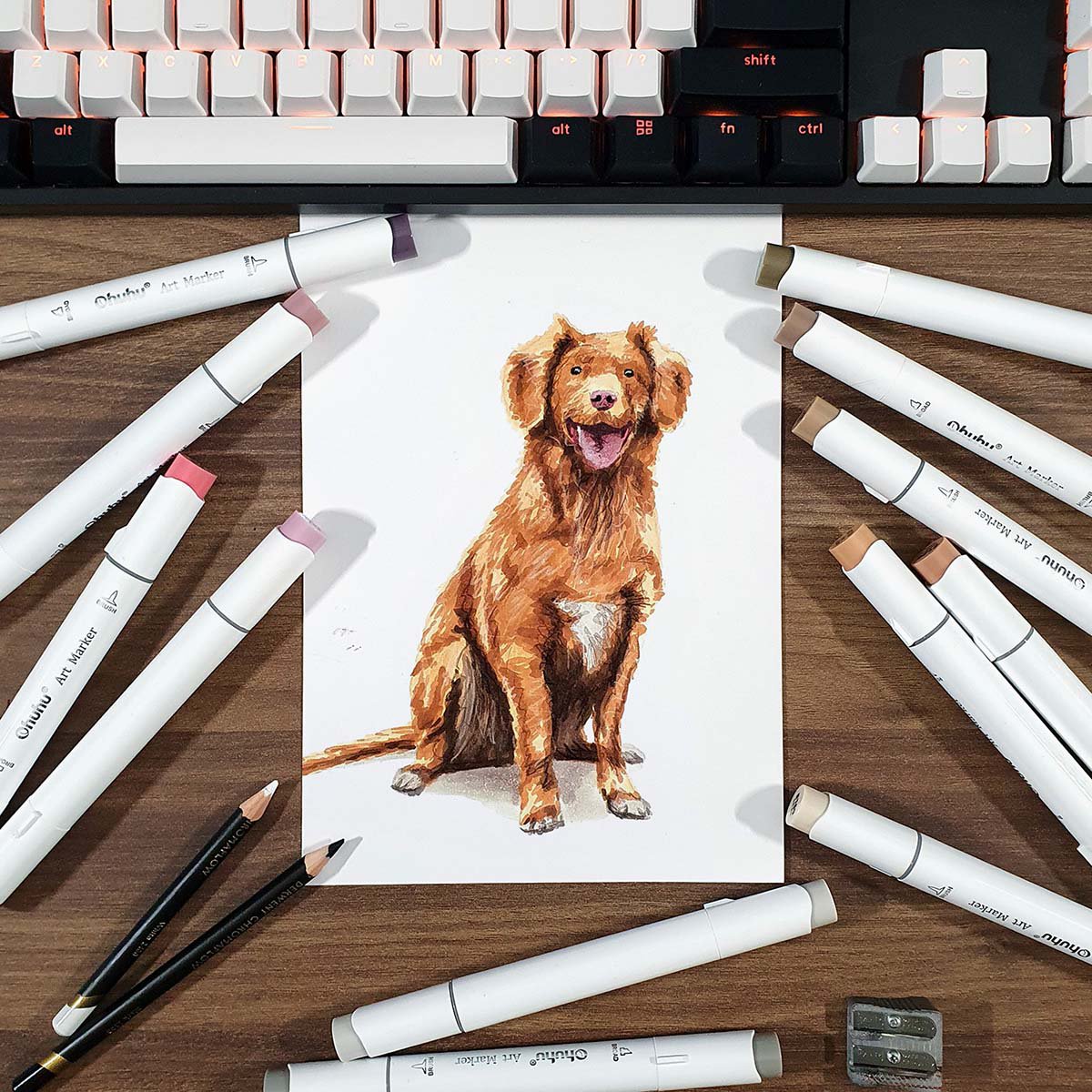 realistic dog drawing tutorial