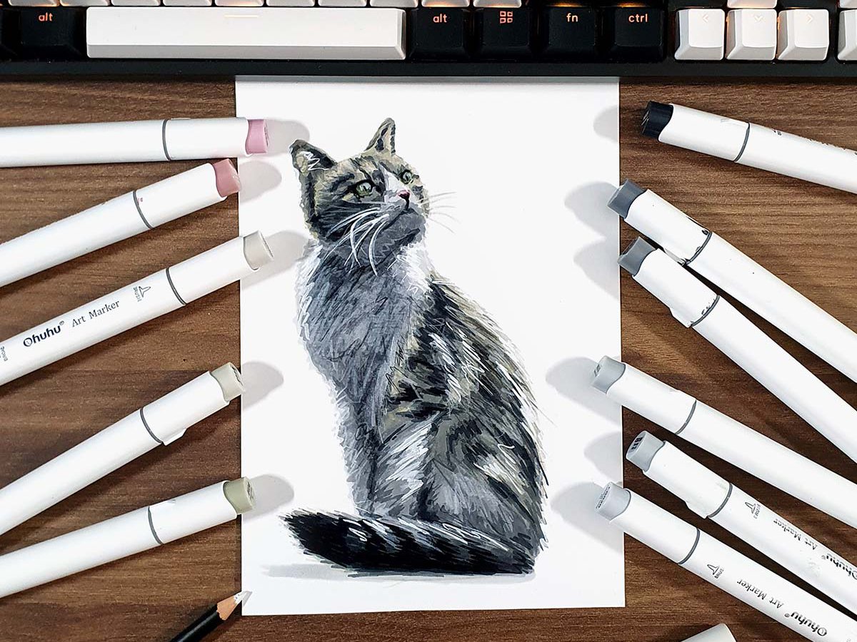 making realistic cat