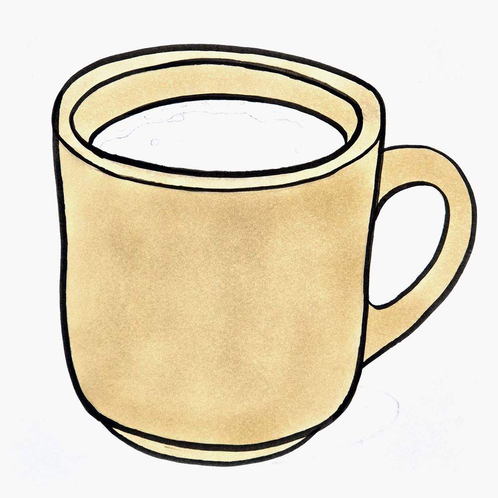 How to Draw a Coffee Mug - Easy Step by Step Guide for Beginners