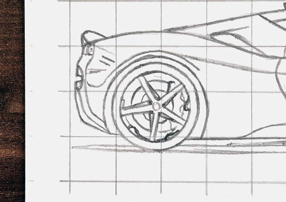 How to Draw a Ferrari SF90 Side View - Realistic Step by Step Guide