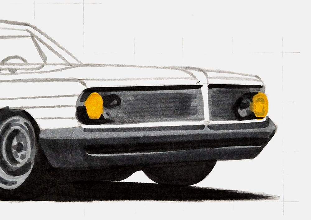 How to Draw a Lowrider in 14 Clear Steps - Realistic & Easy Step by ...
