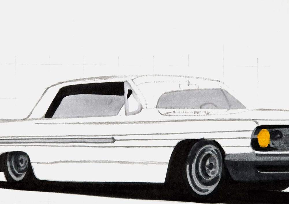 How to Draw a Lowrider in 14 Clear Steps - Realistic & Easy Step by ...