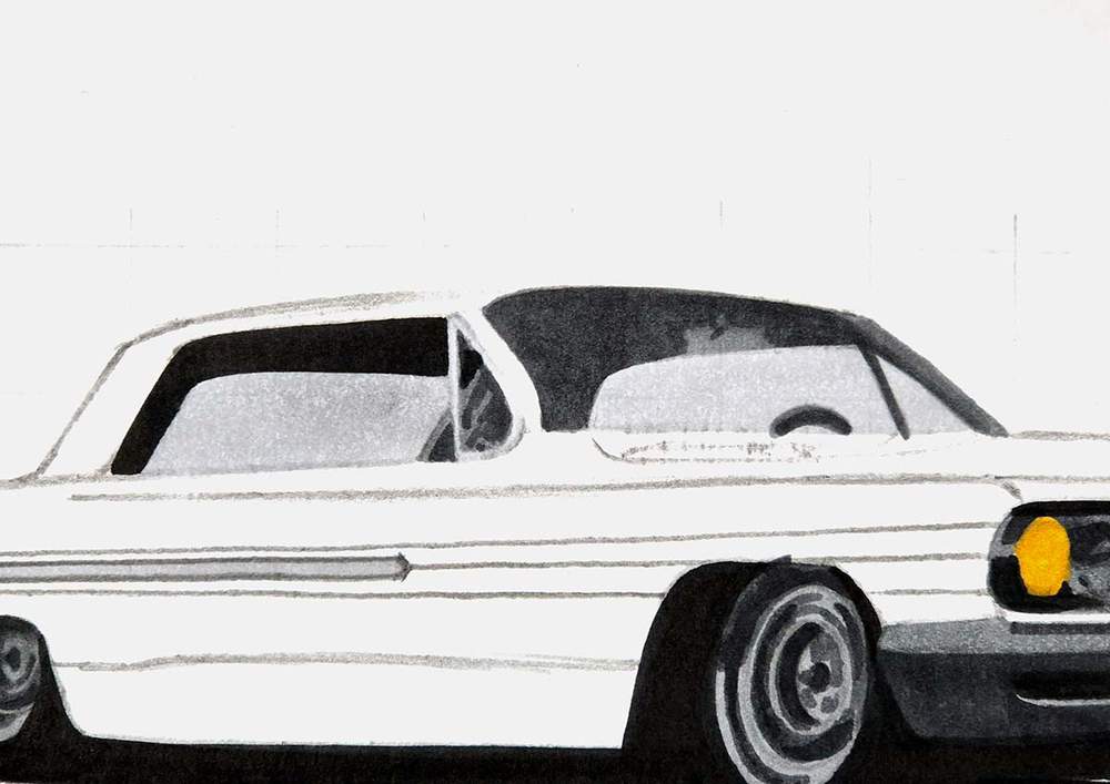 How to Draw a Lowrider in 14 Clear Steps - Realistic & Easy Step by ...