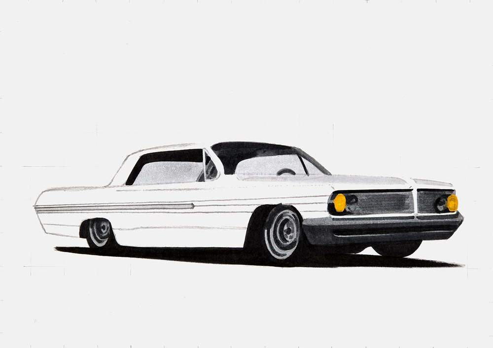 How to Draw a Lowrider in 14 Clear Steps - Realistic & Easy Step by ...