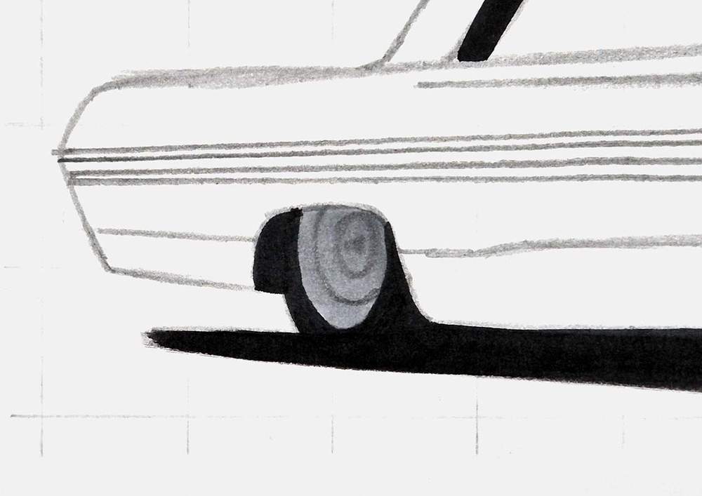 How to Draw a Lowrider in 14 Clear Steps - Realistic & Easy Step by ...
