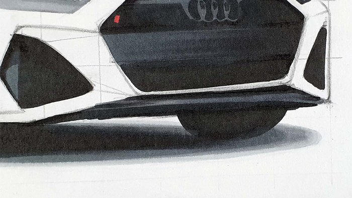 How to Draw an Audi RS7 - Easy Step-by-Step Tutorial