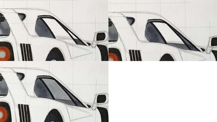 How to Draw a Ferrari F40 | Easy and Realistic Step-by-Step Tutorial