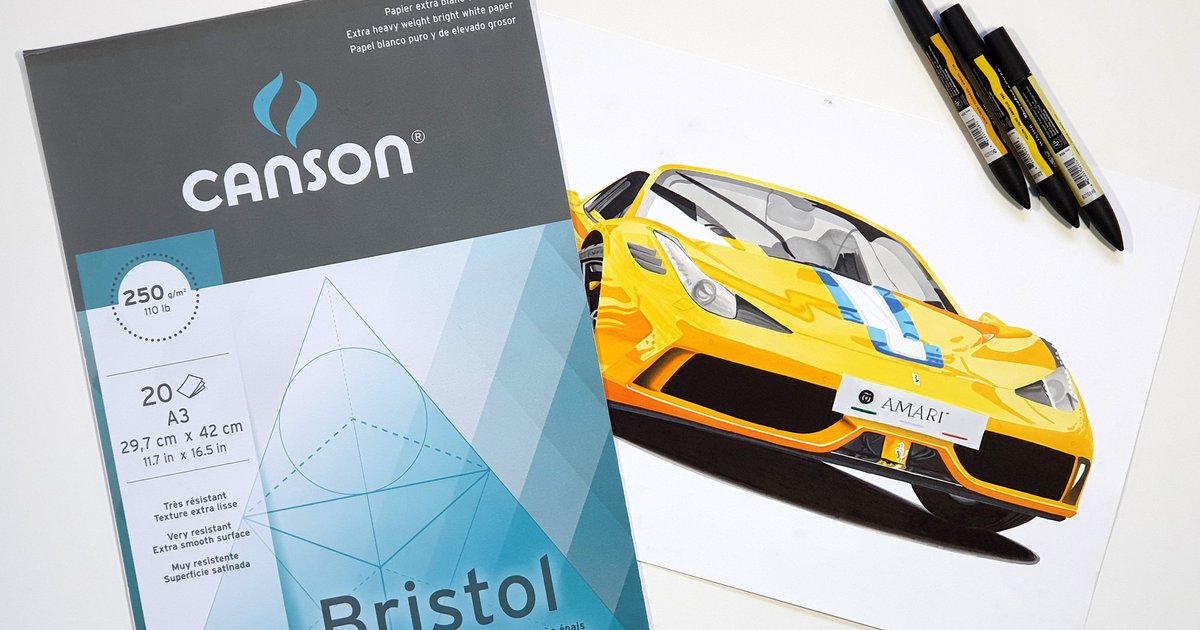 Blend Alcohol Markers with Ease on this Paper - Canson Illustration ...