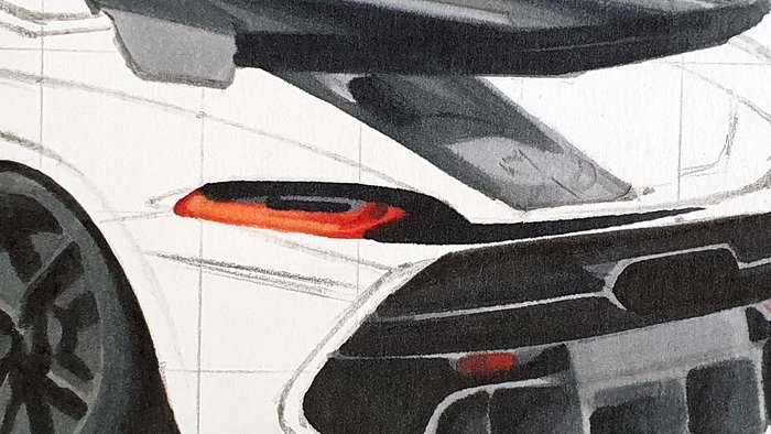 Koenigsegg Jesko Attack Drawing Tutorial | Easy AND Realistic Step-by ...