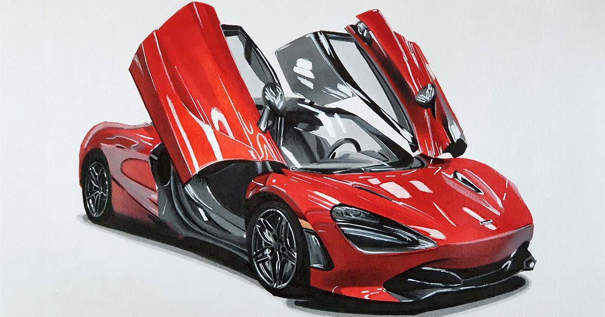 Easy AND Realistic McLaren 720S Step-by-Step Tutorial