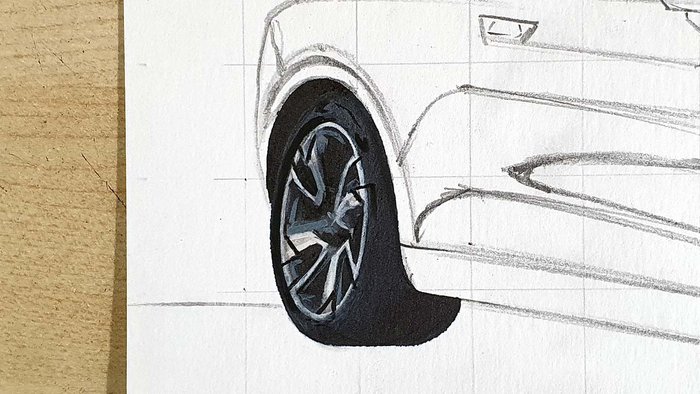 How to Draw an Easy AND Realistic Car | Step-by-Step Tutorial