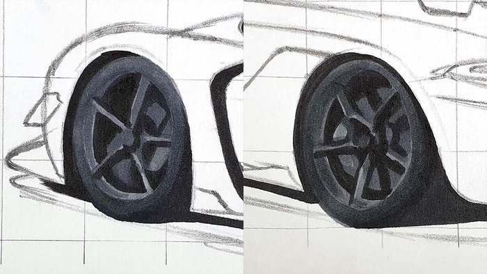 Koenigsegg Jesko Attack Drawing Tutorial | Easy AND Realistic Step-by ...