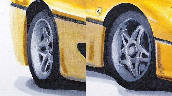 How to Draw a Ferrari F50 - Easy Step-by-Step Tutorial