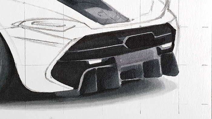 Koenigsegg Jesko Attack Drawing Tutorial | Easy AND Realistic Step-by ...