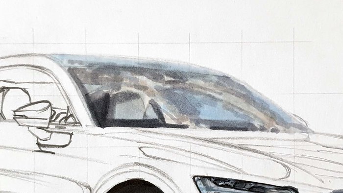 How to Draw an Easy AND Realistic Car | Step-by-Step Tutorial