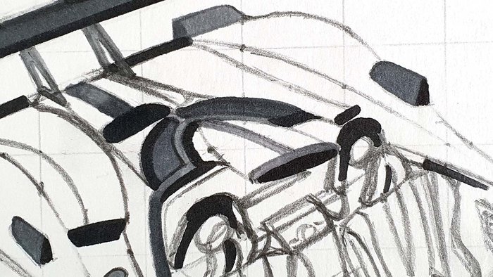 Exactly How I Drew This Pagani Zonda HP Barchetta