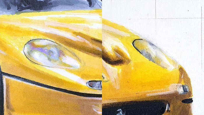 How to Draw a Ferrari F50 - Easy Step-by-Step Tutorial