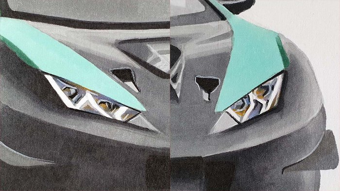 How to Draw a Lamborghini Race Car | Step-by-Step Car Drawing Tutorial