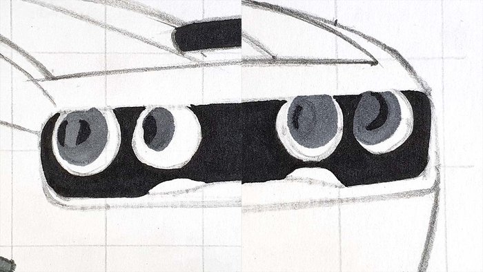 How to Draw a Dodge Challenger SRT Hellcat | Easy Step-by-Step Tutorial