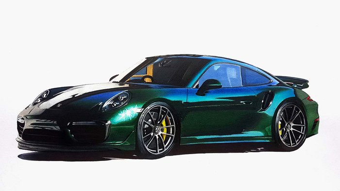 How to Draw Reflections on Cars