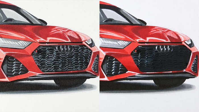 How to Draw an Audi RS7 - Easy Step-by-Step Tutorial