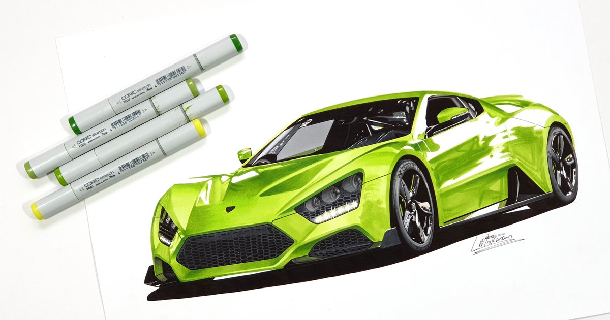 The Rolls Royce of Alcohol Markers - Copic Sketch Review