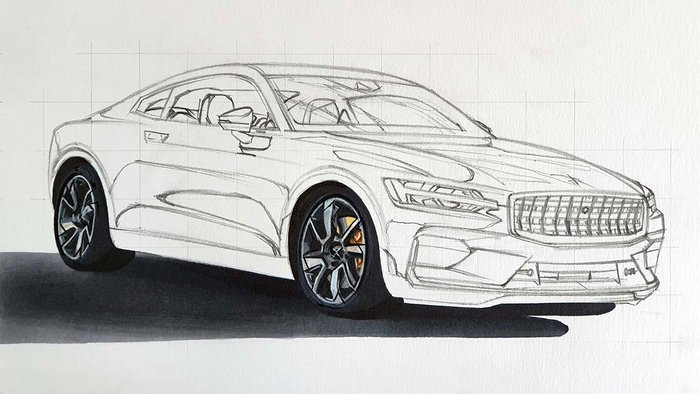 How to Draw an Easy AND Realistic Car | Step-by-Step Tutorial