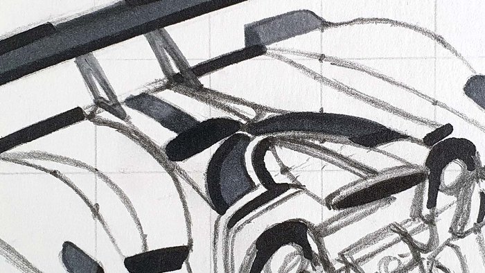 Exactly How I Drew This Pagani Zonda HP Barchetta