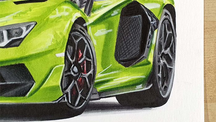 How to Draw a Lamborghini Aventador SVJ - Easy Step-by-Step Tutorial