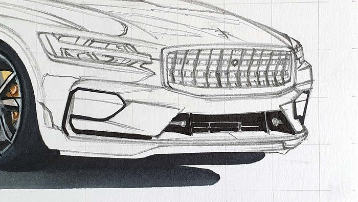 How to Draw an Easy AND Realistic Car | Step-by-Step Tutorial
