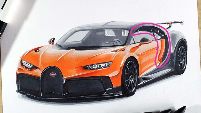 How to Draw Reflections on Cars