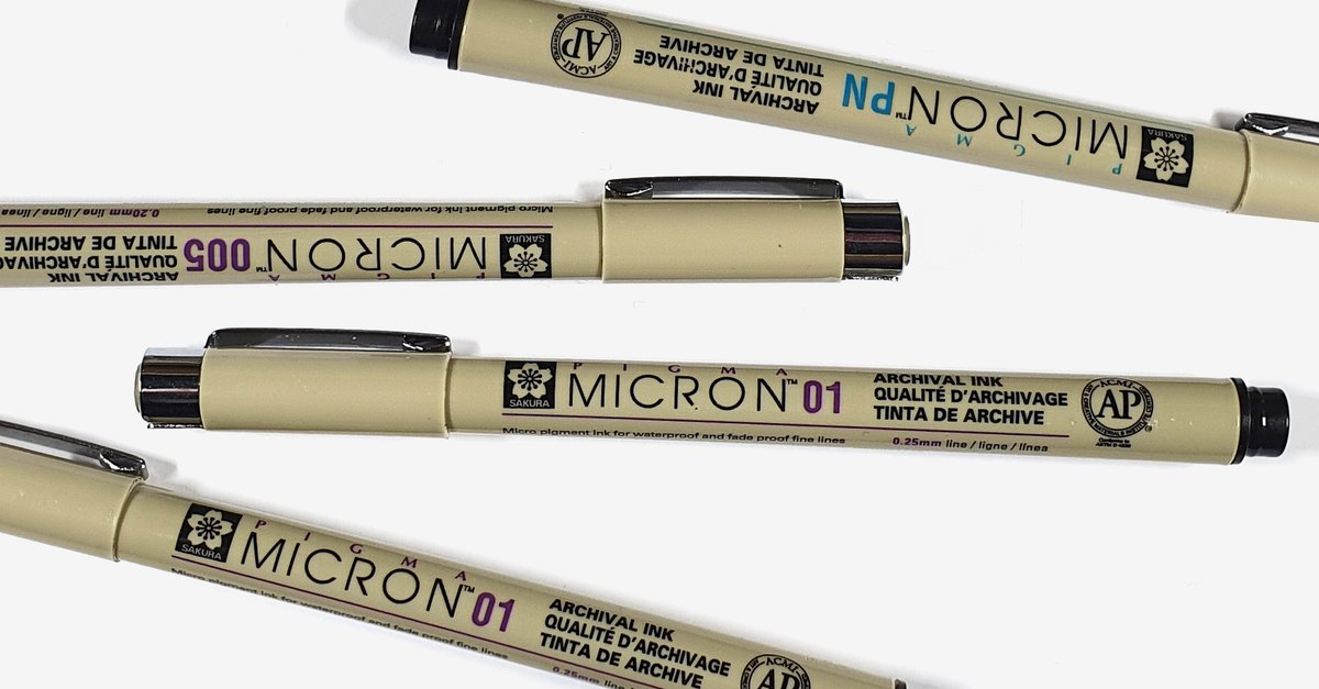 Sakura Pigma Micron test and review