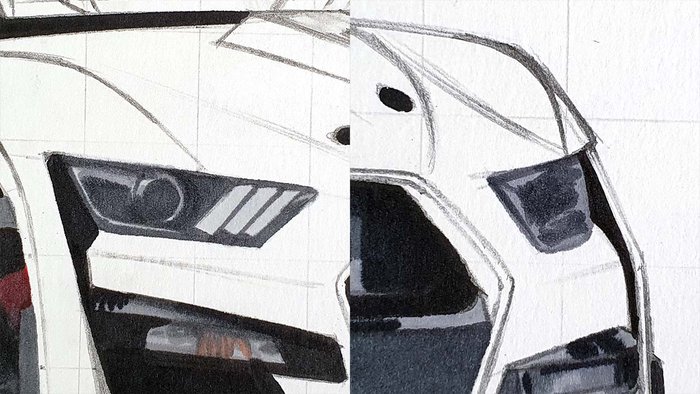 How to Draw Shmee's Ford Mustang Shelby GT500 Step-by-Step