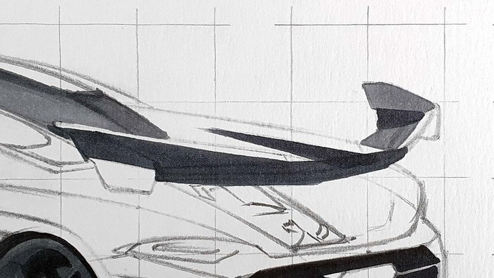 Koenigsegg Jesko Attack Drawing Tutorial | Easy AND Realistic Step-by ...