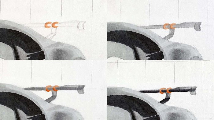 How to Draw a Simple Bugatti | Bugatti Chiron Pur Sport Drawing Tutorial