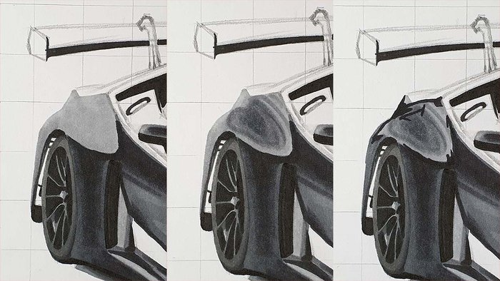 How to Draw a Lamborghini Race Car | Step-by-Step Car Drawing Tutorial